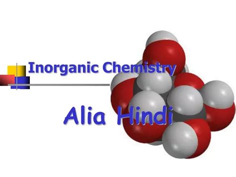 PPT Inorganic Chemistry PowerPoint Presentation Free Download ID