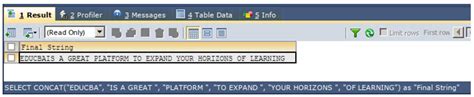 Mysql Concat Working And Examples Of Mysql Concat