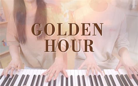 Jvke Golden Hour 四手联弹 钢琴演奏 Bella Lucas官方频道 Bella Lucas官方频道 哔哩哔哩视频