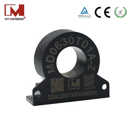 Horizontal Pin Type Rcd 6ma Dc Leakage Detection Differential Current Sensor For Ac Charging