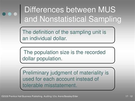 Ppt Audit Sampling For Tests Of Details Of Balances Powerpoint