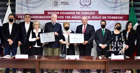 Reconocen Los 100 Años De El Siglo De Torreón En Cabildo De Torreón