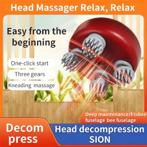 Electric Scalp Massager With Kneading And Nurturing Features For Head