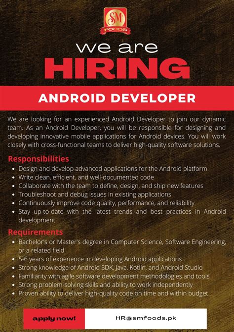 Sm Foods On Linkedin Androiddeveloper Mobileappdevelopment Java