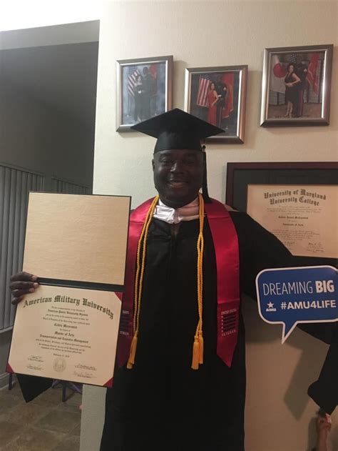 Thank You To American Military University For Helping Me To Achieve My Goals Of Higher Education