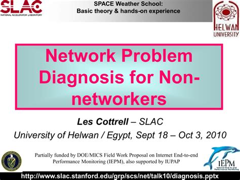 network problem diagnosis for non