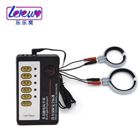 Electric Penis Stretcher Enhancer Ball Scrotum Ring Delay Ejaculation