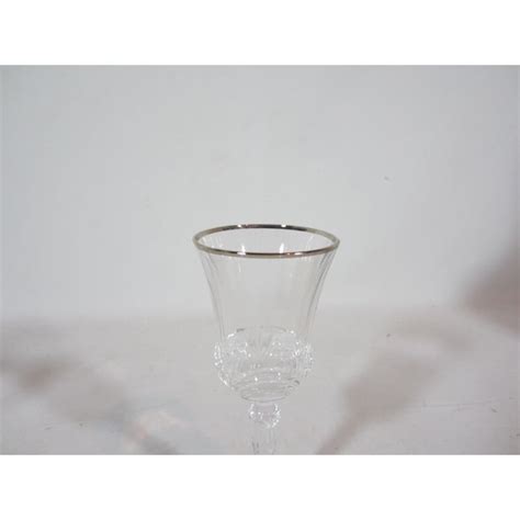 1970s Italian Crystal Wine Glasses Set Of 6 Chairish