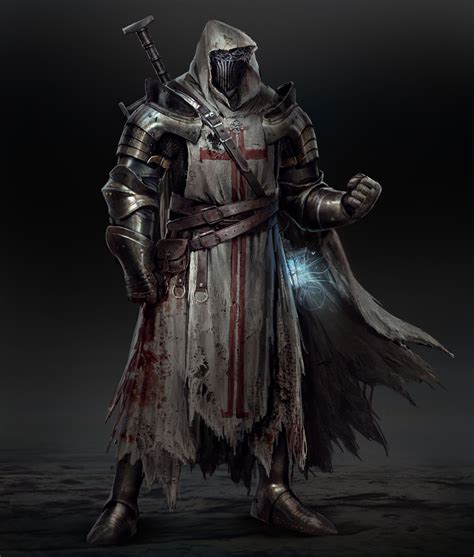Crusader Samurai Artwork Knight Art Dark Fantasy Art