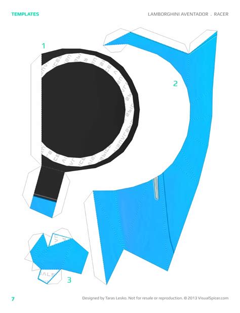 Lamborghini Aventador Papermodel Desenhos De Carros Carro De