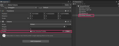 urp 2d でpost processingを使う方法【unity】【urp】【ポストプロセス】 3[kanのメモ帳]