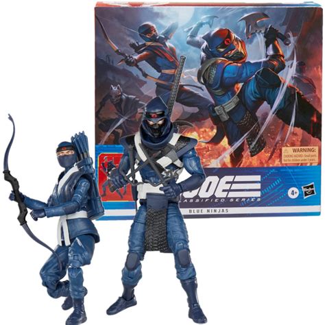 Gi Joe Classified Series Blue Ninja 2 Pack Exclusive Ecollectibles