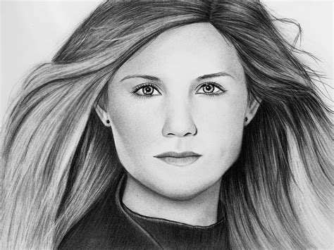 Ginny Weasley From Harry Potter Charcoal Drawing 85 X 11 Etsy