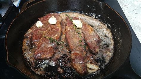 I Made A Simple Reverse Seared Chuck Steak With Garlic And Thyme R