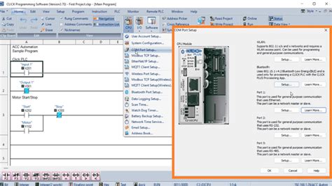 Assign Static Ip To Click Plus Plc Easily Acc Automation Plc And Industrial Control Learning