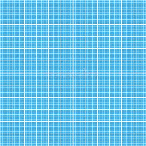 Graph Paper Cyan Color Seamless Pattern Stock Vector Illustration Of