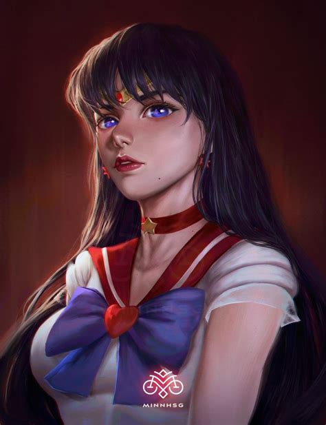 Pin by JHINN ASUKA on 美少女戦士セーラームーン Sailor mars Sailor moon fan art Sailor moon girls