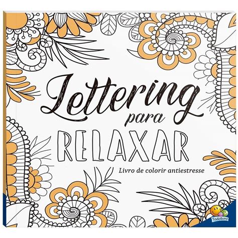 Lettering Para Relaxar Livro De Colorir Antiestresse Autor Shopee Brasil