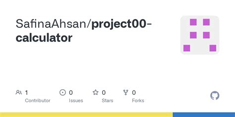 Github Safinaahsan Project Calculator