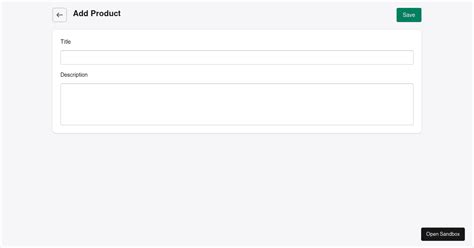Shopify Polaris Form Part1 Starter Forked Codesandbox