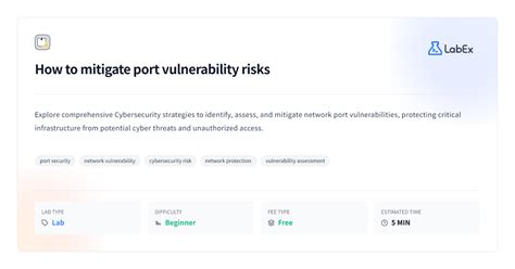 How To Mitigate Port Vulnerability Risks Labex