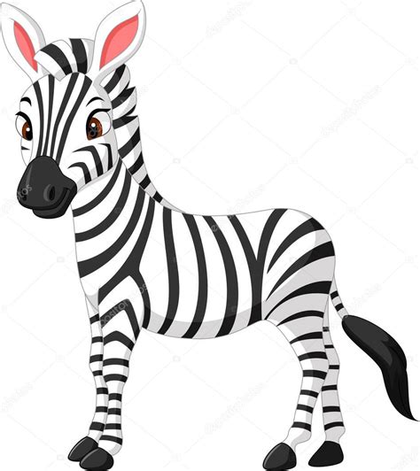 Cute Zebra Cartoon Stock Vector Tigatelu 134208676