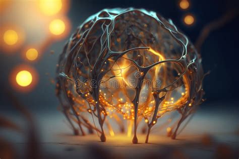 Brain Structure Neuroscience Neural Network Human Nervous System Stock Illustration