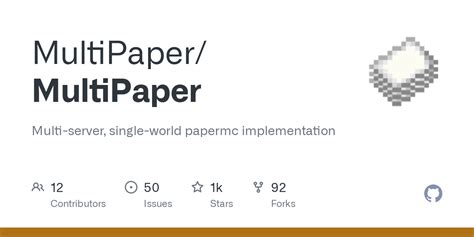 GitHub MultiPaper MultiPaper Multi Server Single World Papermc