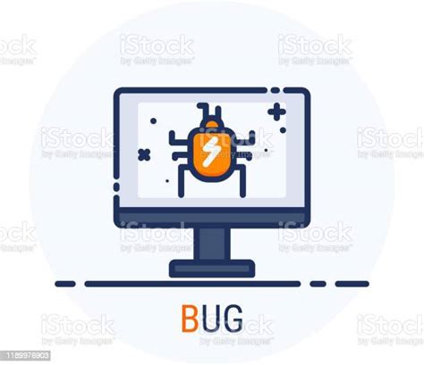 Filled Line Icons Style Hacker Cyber Crime Attack Bug For Web Design Ui Ux Mobile Web Ads