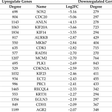 Top 20 Nodes According To Their Relative Degree Value In The Download Scientific Diagram