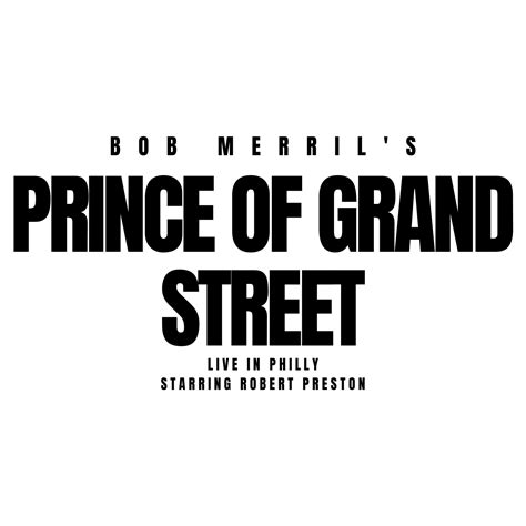Prince Of Grand St Bob Merrill Cdr Live Philly Preston Small Footlight