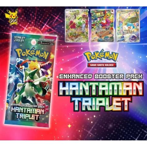 Jual Kartu Pokemon Booster Pack Hantaman Triplet Pokemon Tcg Indo Baca Deskripsi Shopee Indonesia