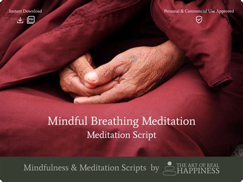 Mindful Breathing Meditation Script