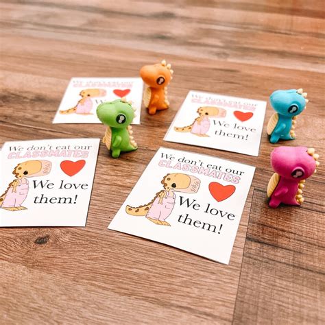 Penelope Rex Valentines Cards Made For Teaching By Mrs Harris