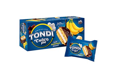 Купить «Tondi», choco Pie банановый, 180 г - SPirk.ru