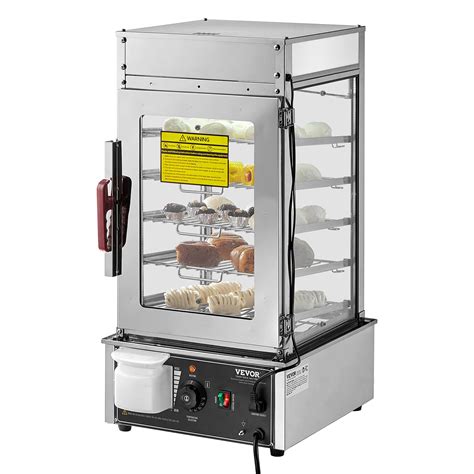 VEVOR Commercial Food Warmer Display 5 Tier Food Steamer Bun Warmer