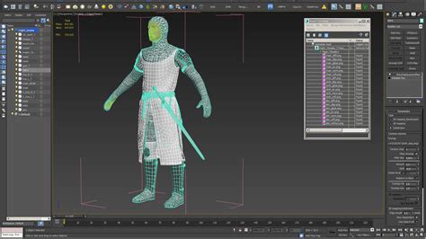 骑士圣堂武士T型姿势 3D模型 149 3ds blend c4d fbx ma obj max