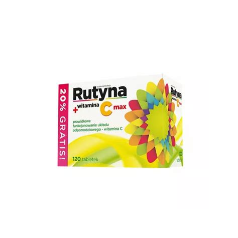 Rutyna witamina C max tabletki sztuk opinie skład i cena Apteka Nowa Farmacja
