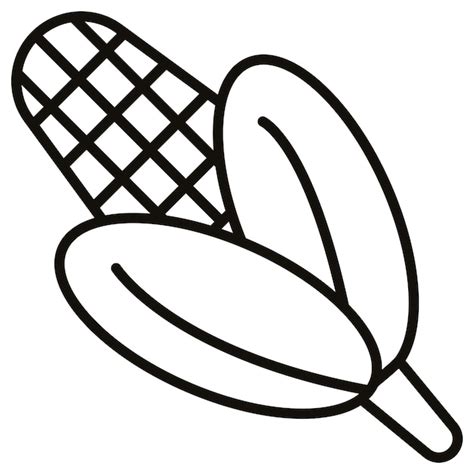 Premium Vector Corn Vector Illustration