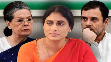 Sharmila Met With Sonia And Rahul Ysrtp Merger Likely