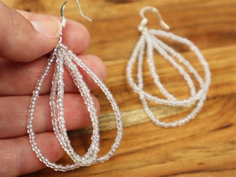 How To Make Beaded Fringe Earrings Beading Tutorial Hands That Bless