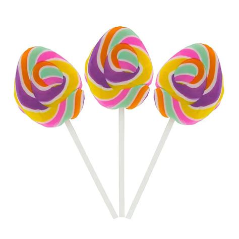 Bee International Mini Easter Egg Swirl Lollipops 64 Piece Box Candy