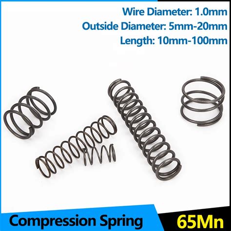 Cylidrical Helical Coil Compressed Shock Pressure Return Compression Y