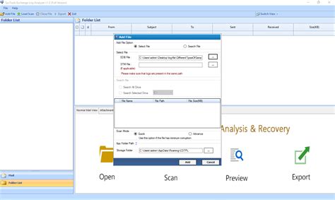 Exchange Log Analyzer To View Recover Transaction Logs