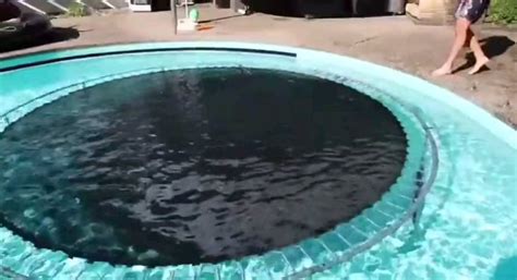 Jumping Into Swimming Pool Trampoline R Winstupidprizes
