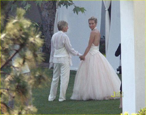 Ellen Degeneres Wedding Pictures First Look Photo 1347611 Ellen
