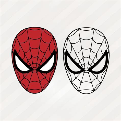 Spider Man Spider Outline Etsy