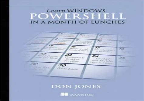 Ppt Download Pdf Learn Windows Powershell In A Month Of Lunches