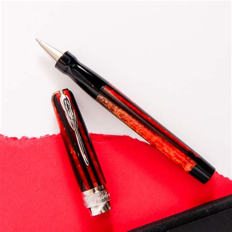 Pineider Arco Rollerball Pen Firefox Truphae