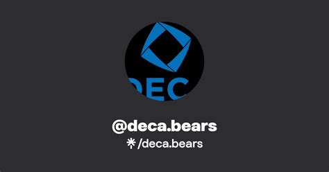 Decabears Instagram Tiktok Linktree